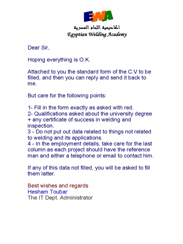 CSWIP Performa Required | PDF