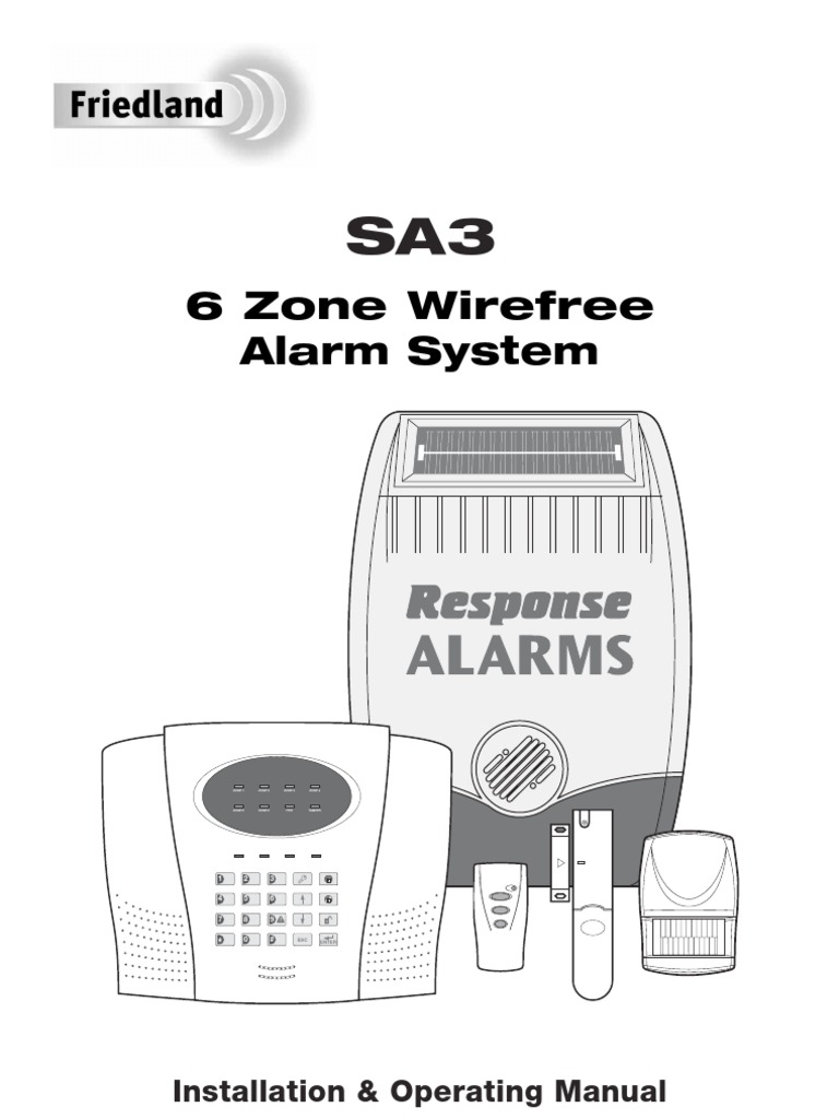 Response House Alarm SA3 Manual | Download Free PDF | Electrical ...