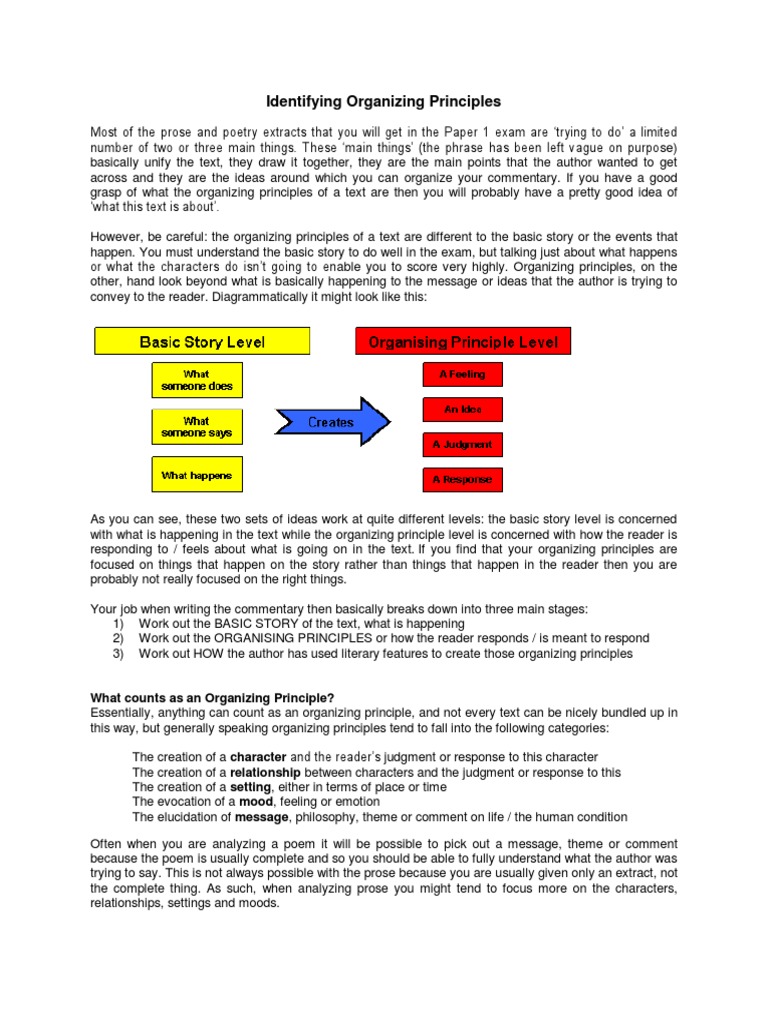 Identifying Organizing Principles | PDF | Cognitive Science ...