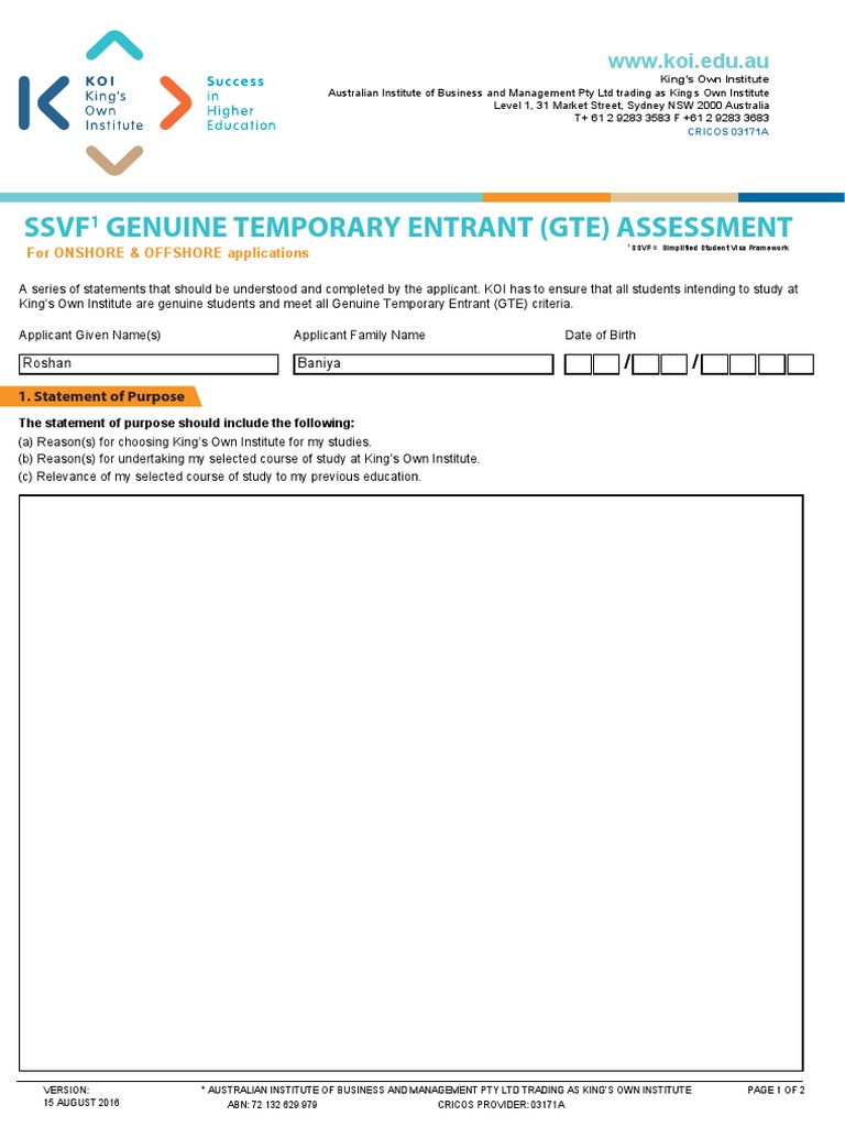 SSVF GTE V2 Fillable (22 Aug 16) | PDF | Travel Visa | Government