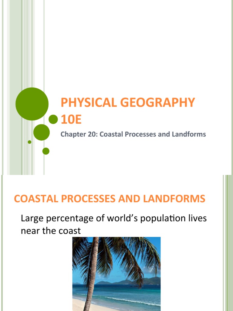 1 Coastal Processes and Landforms | PDF | Tide | Island