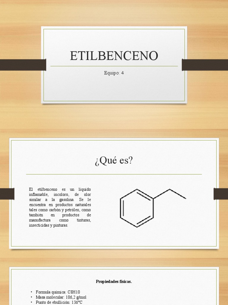 ETILBENCENO | PDF | Reactor Quimico | Polietileno