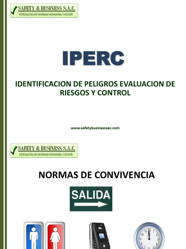 A1. Curso - Iperc | PDF | Riesgo | Evaluación