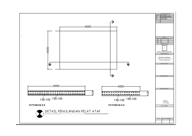 Detail Plat Atap | PDF