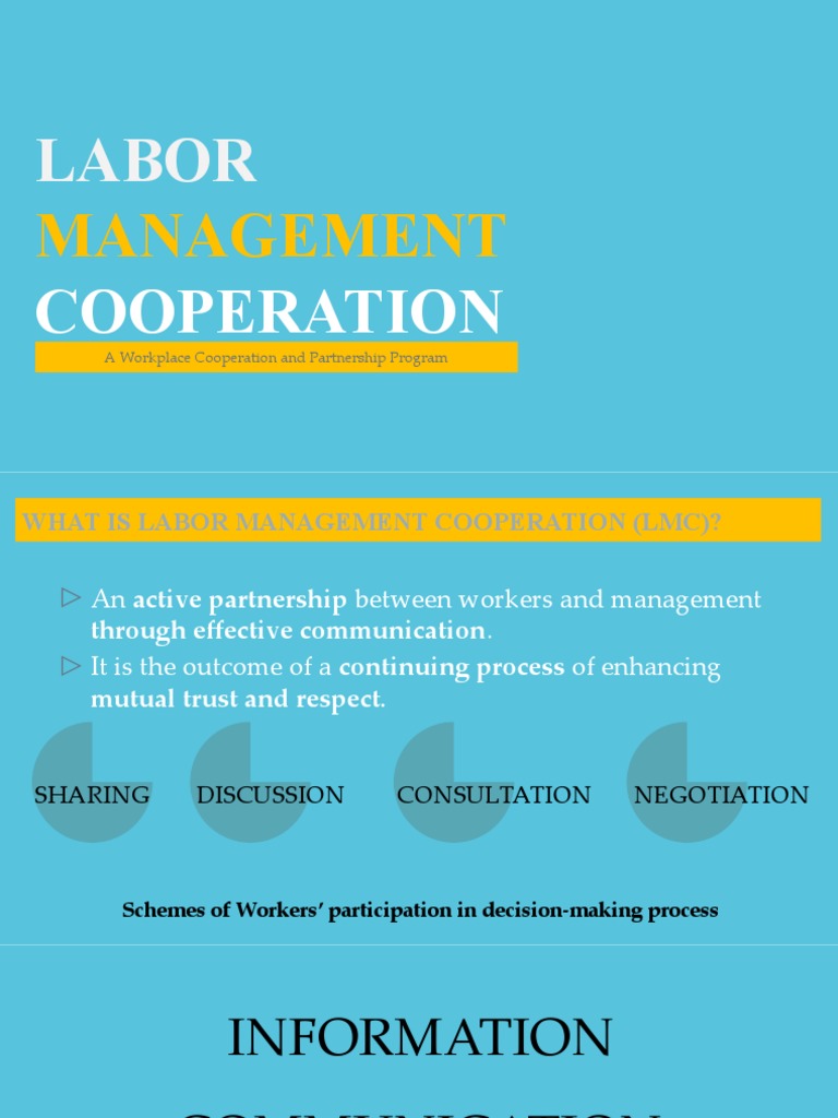MODULE - Labor Management Cooperation | PDF | Employment | Cooperation