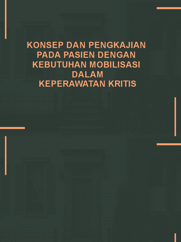 Mobilisasi Progresif Pasien ICU | PDF