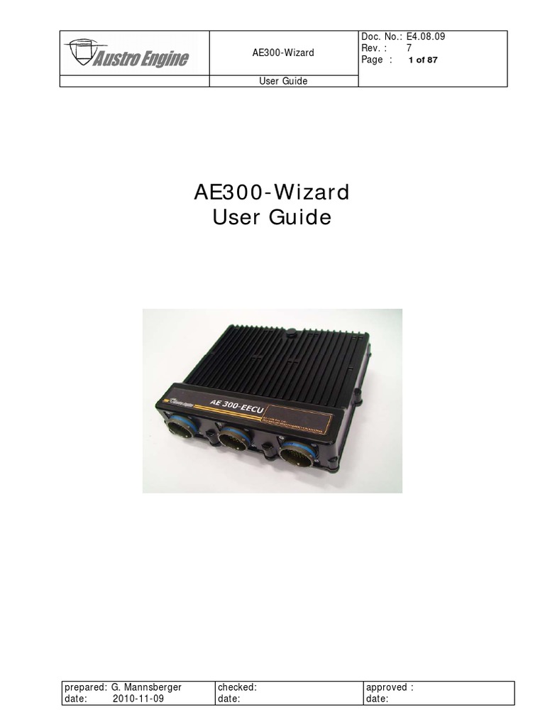 AE300-Wizard User Guide Doc. No.: E4.08.09 Rev.: 7 | PDF | Screenshot ...