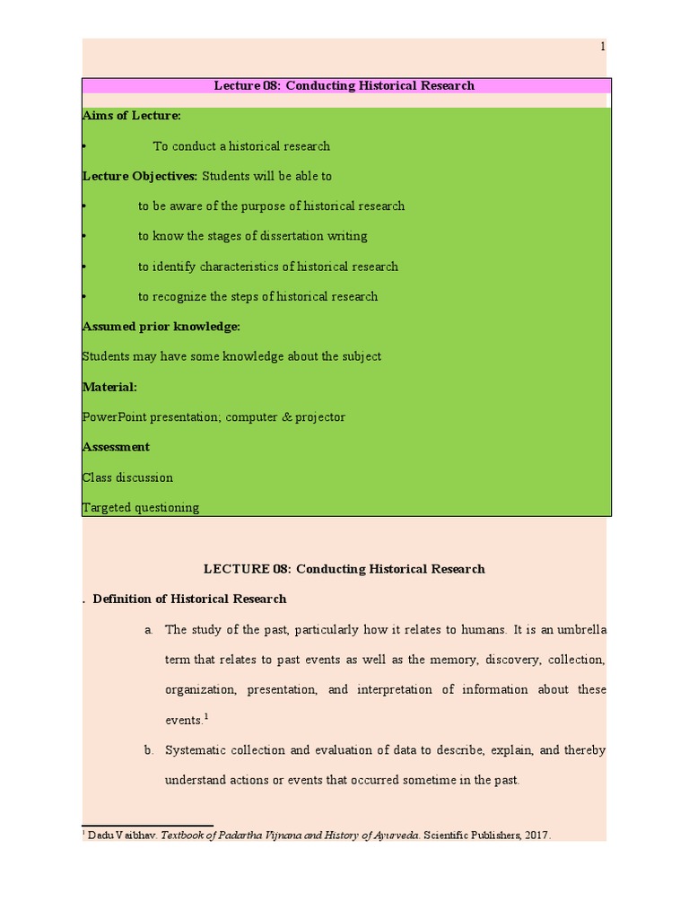 Historical Research Methods Explained | PDF | Epistemology ...