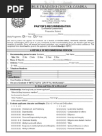 Character Reference Letter Pastor | PDF | Wellness | Lifestyle