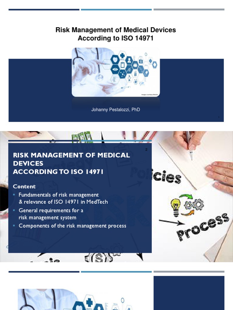 Risk Management of Medical Devices | PDF | Risk Management | Risk