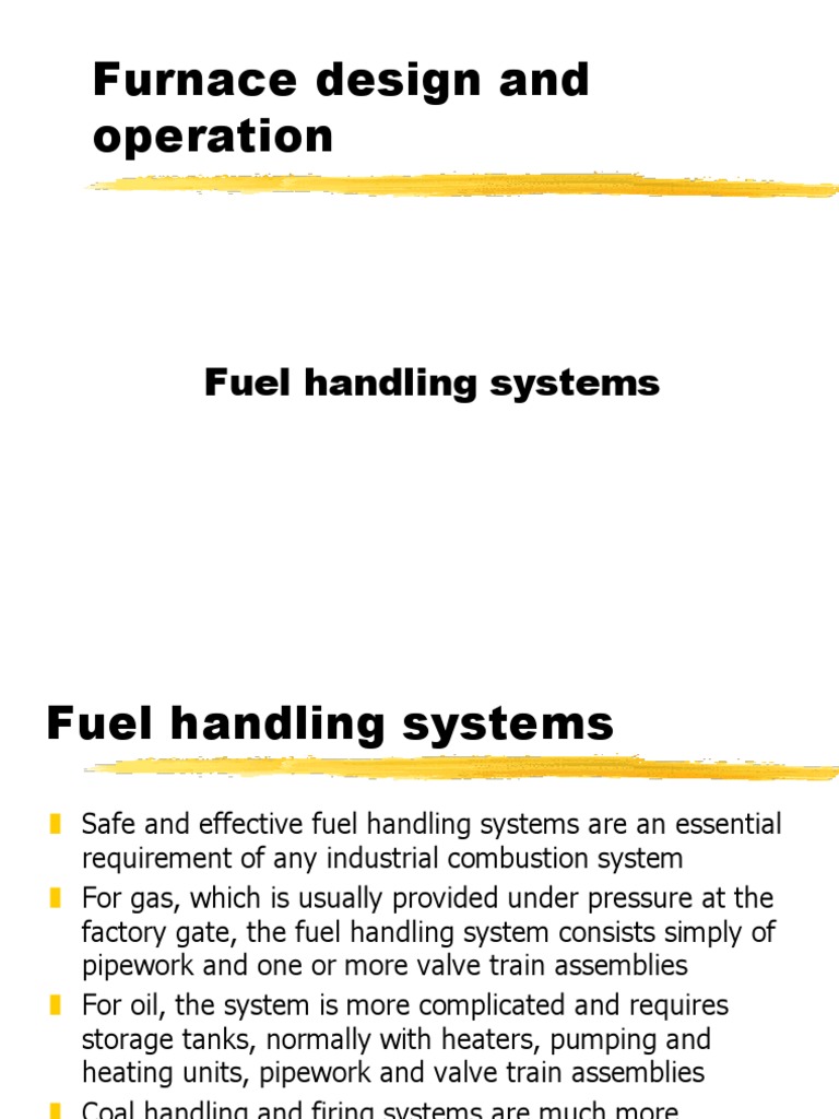 Furnace design and operation: Fuel handling systems | PDF | Mill ...