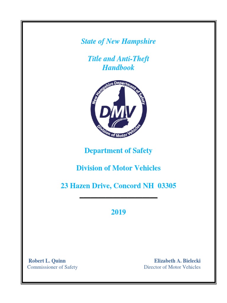 NH Title Hand Book | PDF | Land Transport | Car