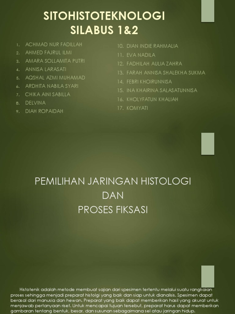 Gabungan PPT Sitohisto (P) PDF | PDF