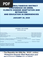 SDRRM Plan (Sample) - 1 | PDF | Emergency Management | Disaster Risk ...