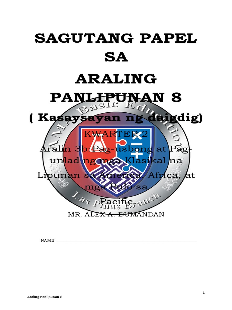 Ap G8 - Week 5 | PDF