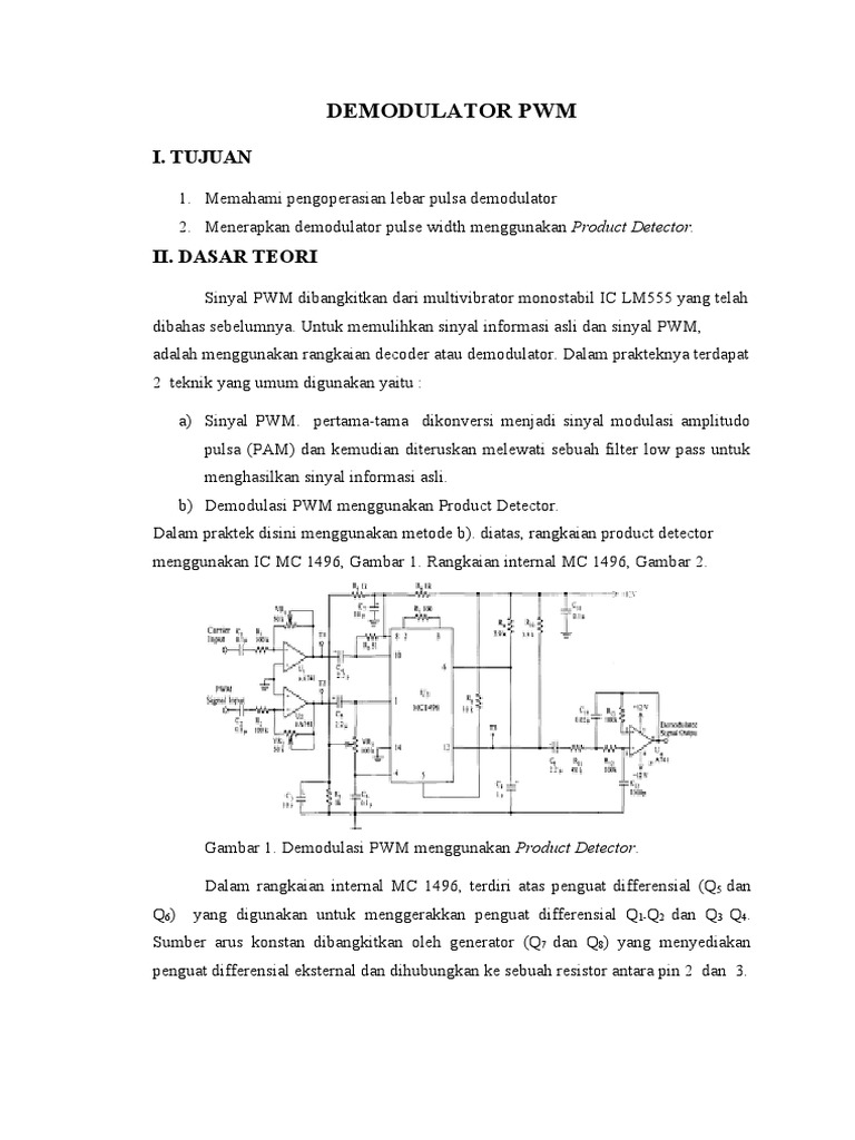 Demodulator PWM | PDF