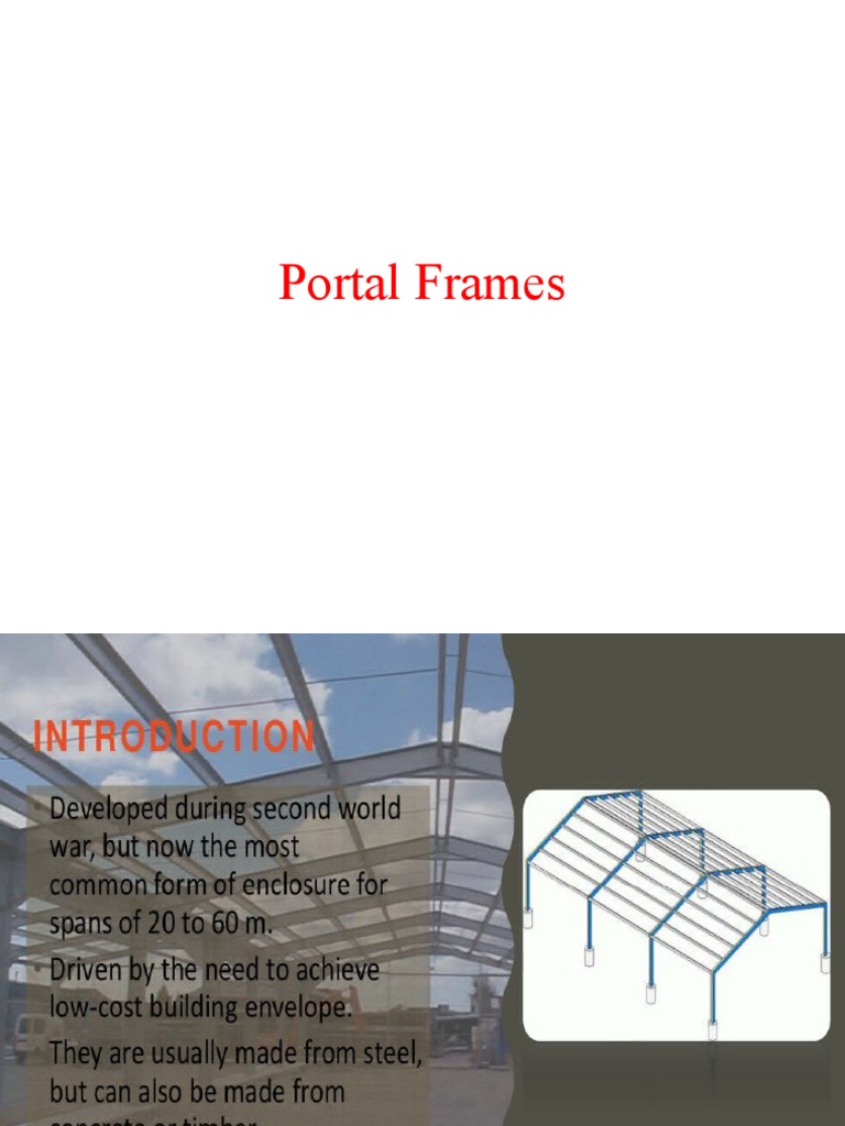 Understanding Portal Frames Design | PDF