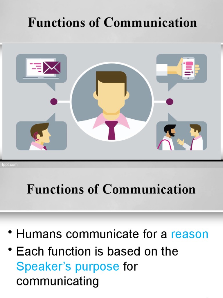 LESSON 8 Functions of Communication | PDF | Nonverbal Communication ...