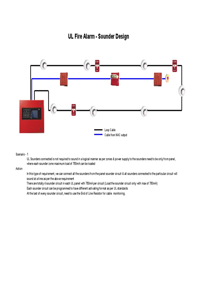 UL Conventional Sounder Connections | PDF | Power Supply | Relay