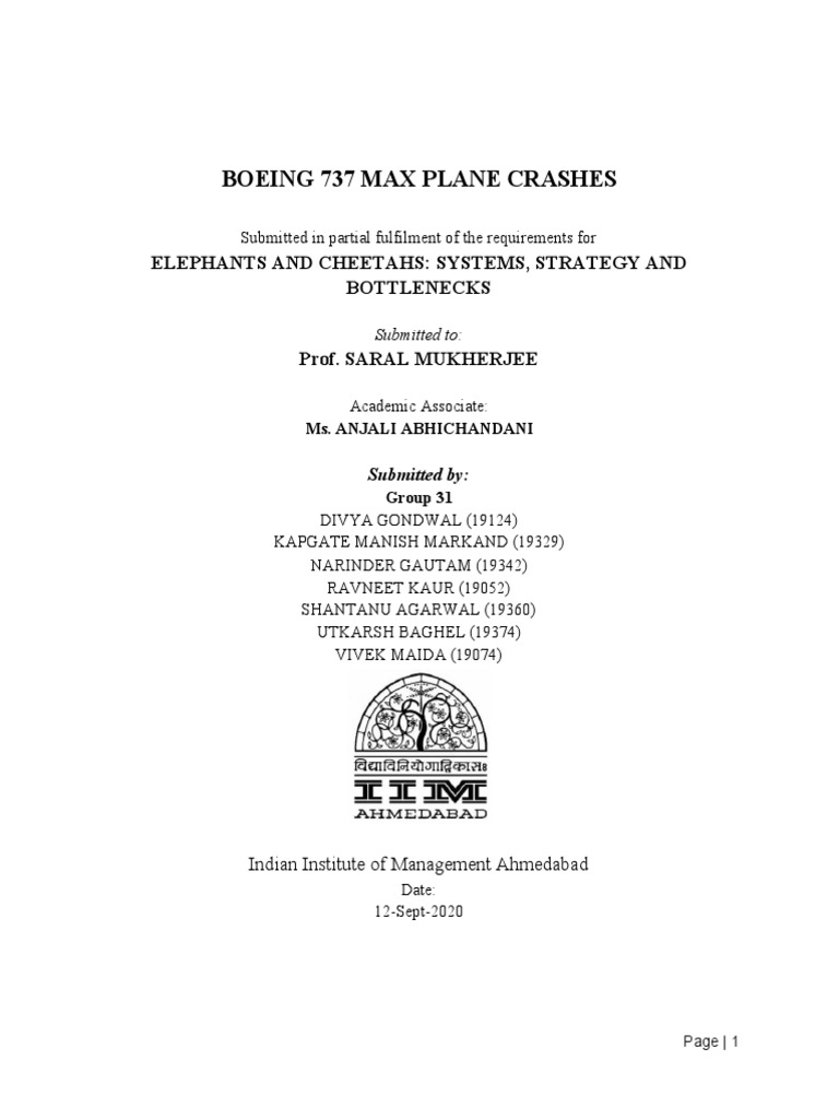 Boeing Crash Analysis PDF | PDF | Aviation | Aircraft