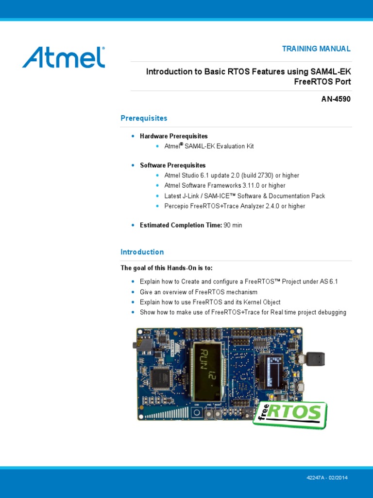 Introduction To Basic RTOS Features Using SAM4L-EK FreeRTOS Port (PDFDrive) | PDF | Scheduling ...
