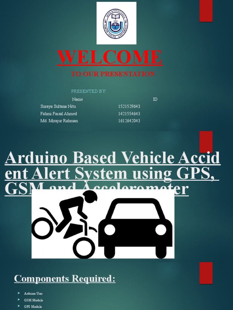 Arduino Accident Alert System | PDF | Business | Computers