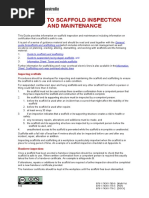 Scaffold Handover Certificate | PDF | Scaffolding