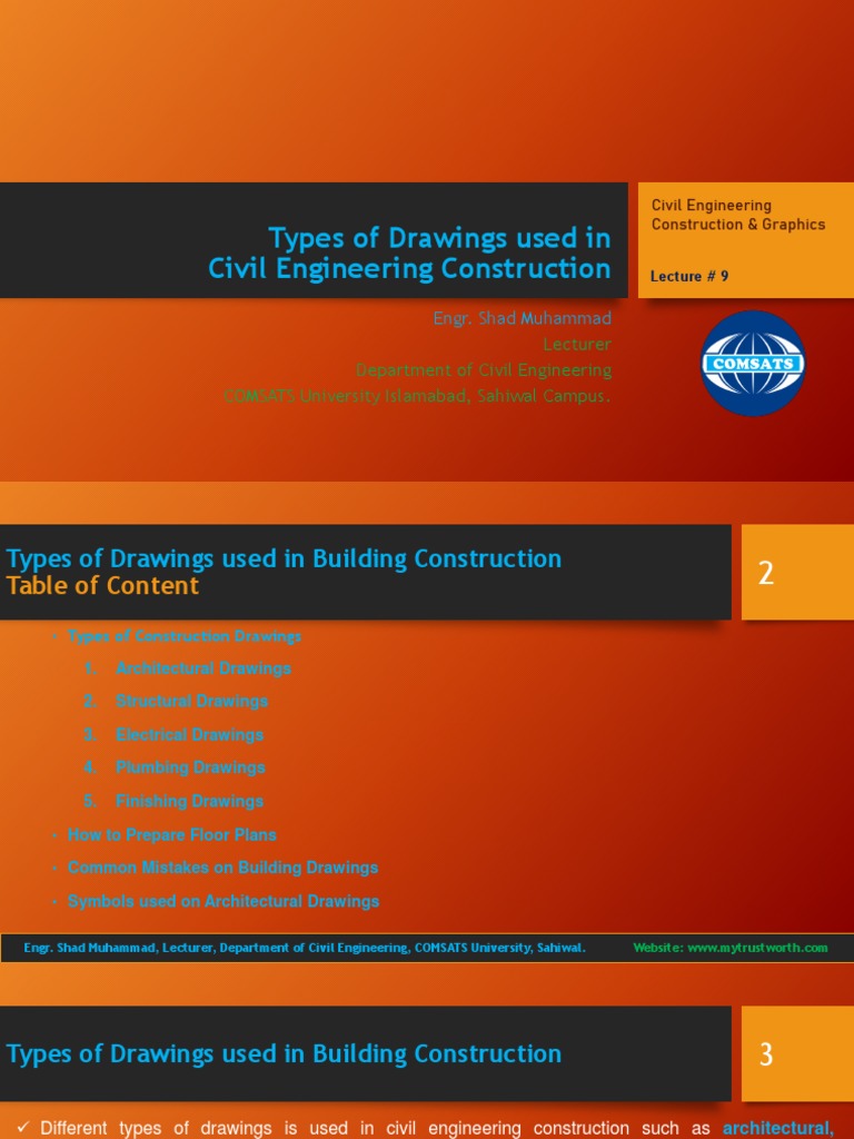 Lecture 9 Civil Engineering Drawings | PDF | Computer Aided Design ...