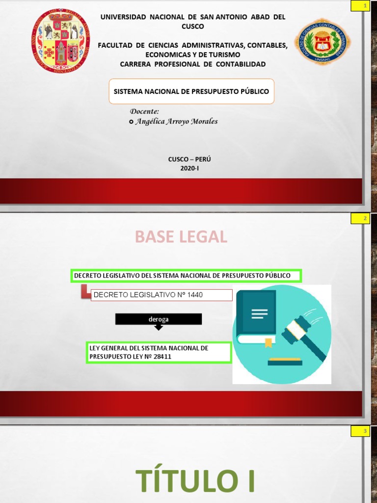 0 DL 1440 Sistema Nacional de Presupuesto Público PDF | PDF ...