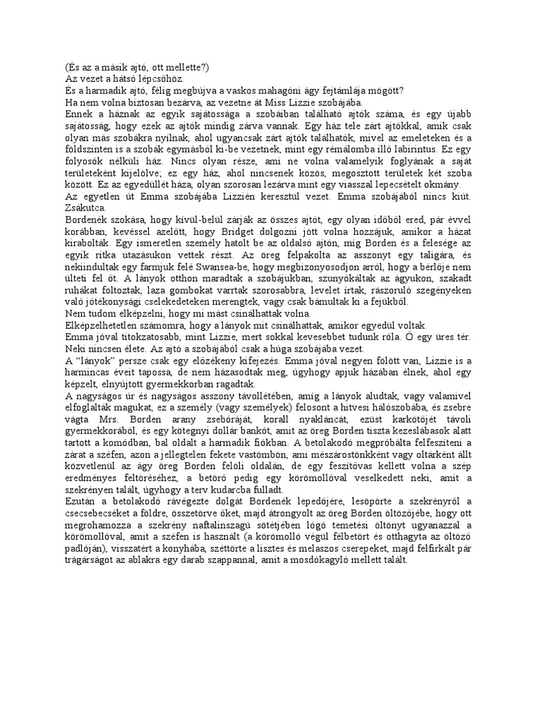 Angela Carter - The Fall River Axe Murders - Ford3 | PDF