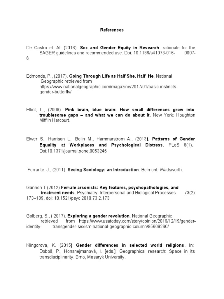 References: Ferrante, J., (2011) - Seeing Sociology: An Introduction ...