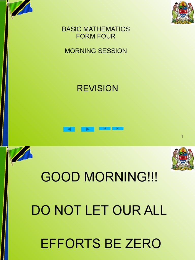 BASIC MATHEMATICS Form 4 | PDF