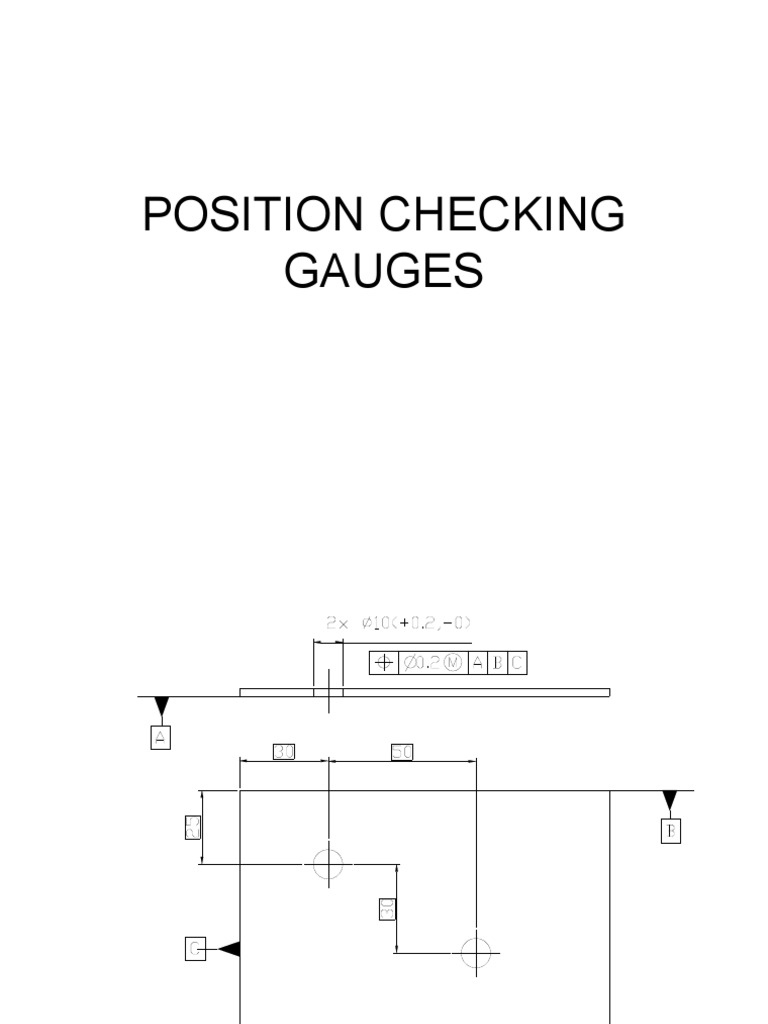 Position Checking Gauge Design Guide | PDF