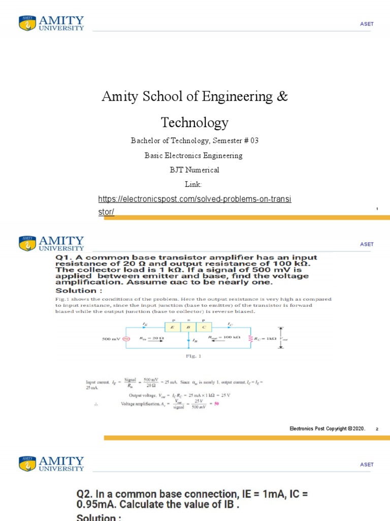 Amity School of Engineering & Technology: Stor | PDF | Force | Electronics