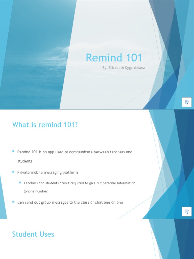 Remind 101: Teacher-Student Communication App | PDF | Wellness