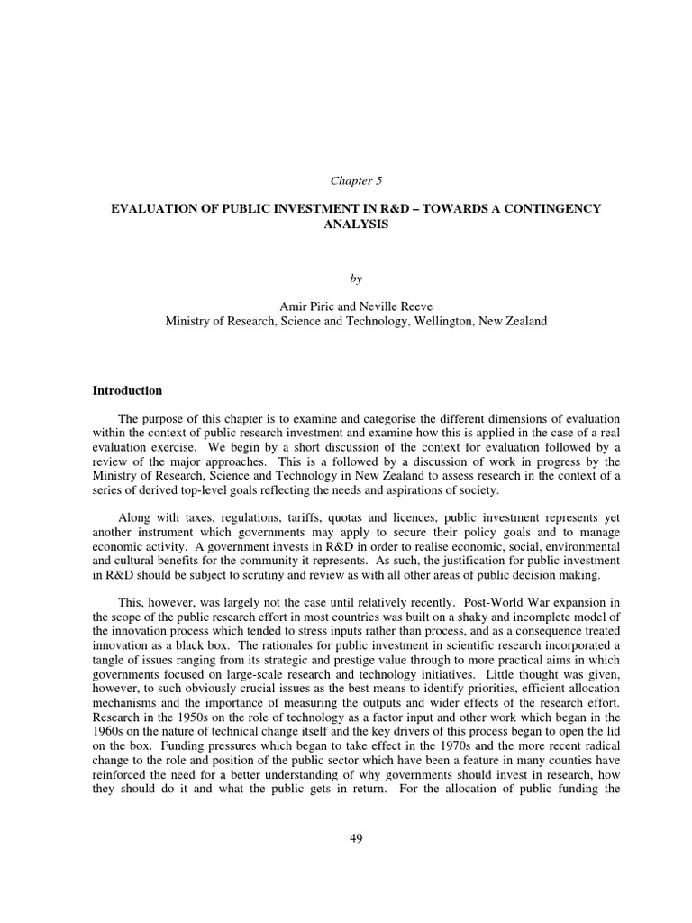 Project Evaluation Methods PDF | PDF | Cost–Benefit Analysis | Evaluation
