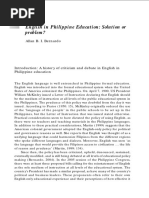 The Intellectualization of Filipino | PDF | Tagalog Language | Philippines