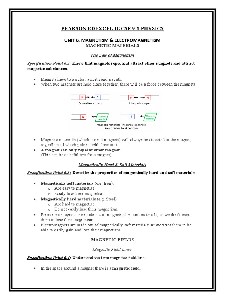 Magnetism & Electromagnetism Overview | PDF | Transformer | Inductor