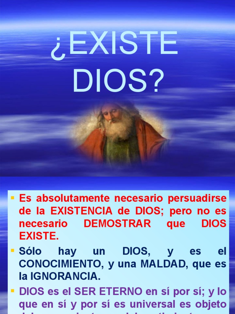 Powerpoint Usted Puede Saber Que Dios Existe Por Willie Alvarenga ...