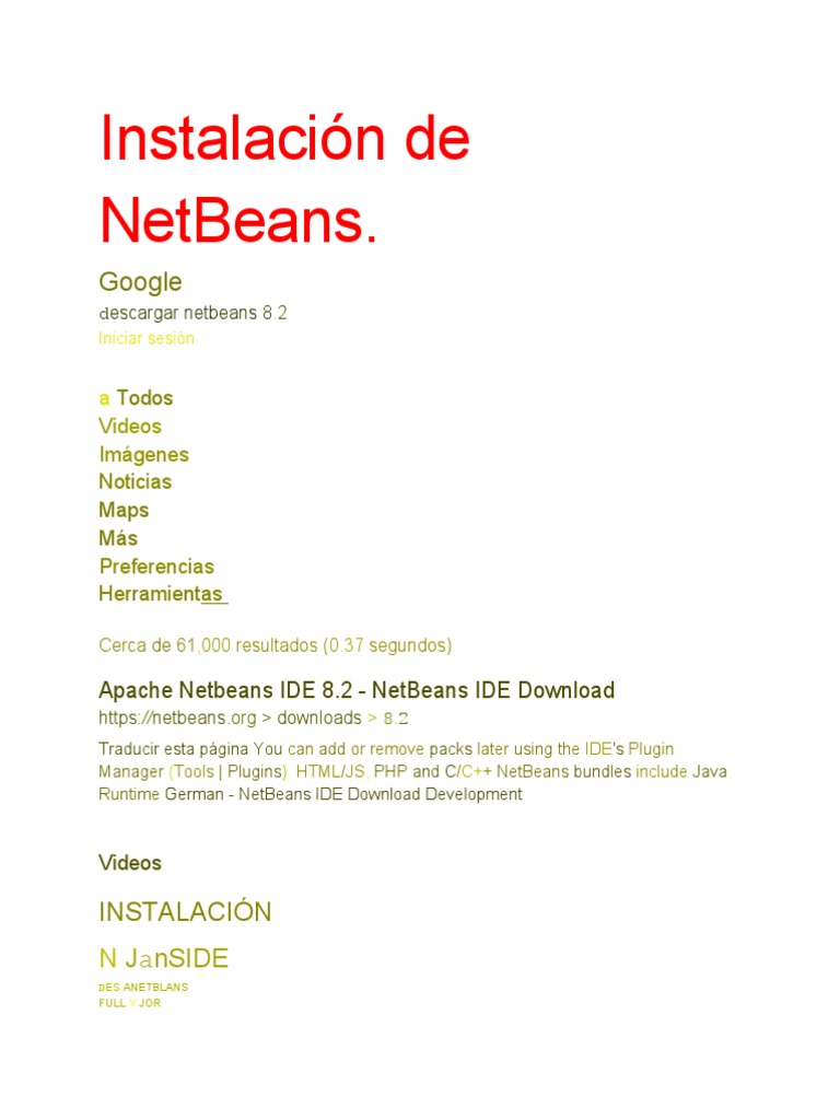 7.-Instalacion de NetBeans | PDF | Net Beans | Applications & Software
