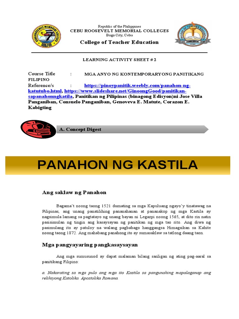 Module 2 Panitikan | PDF