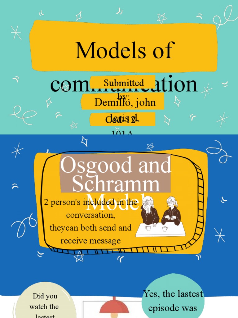 Models of Communication | PDF