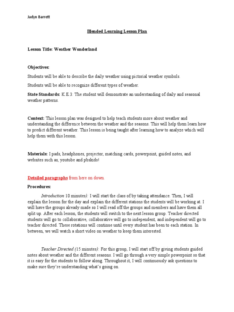 Unit 5 Mastery | PDF | Lesson Plan | Education Theory