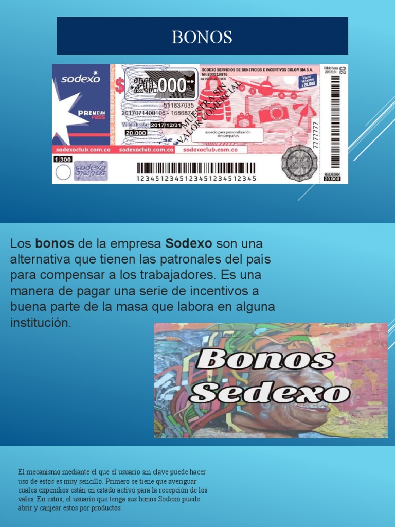 Bonos Sodexo | PDF | Economias | Business