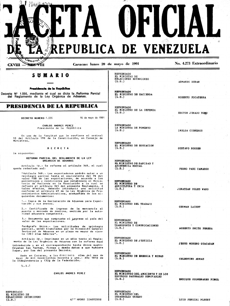 Reglamento General Loa | PDF