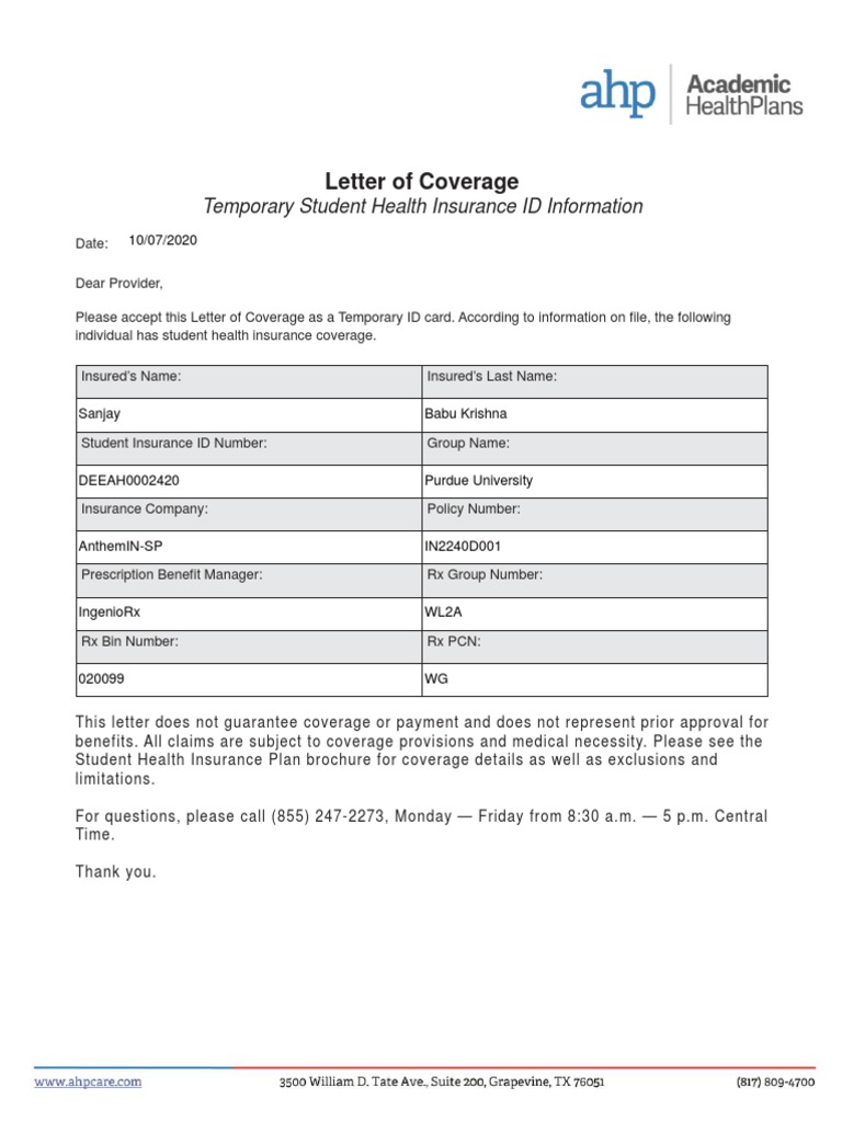 Rx Bin 020099 Coverage Letter | PDF