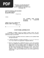 Affidavit Complaint For E-Libel Format | PDF | Defamation | Justice