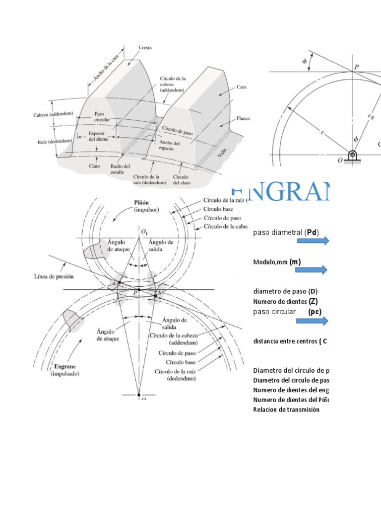Engranaje Recto | PDF