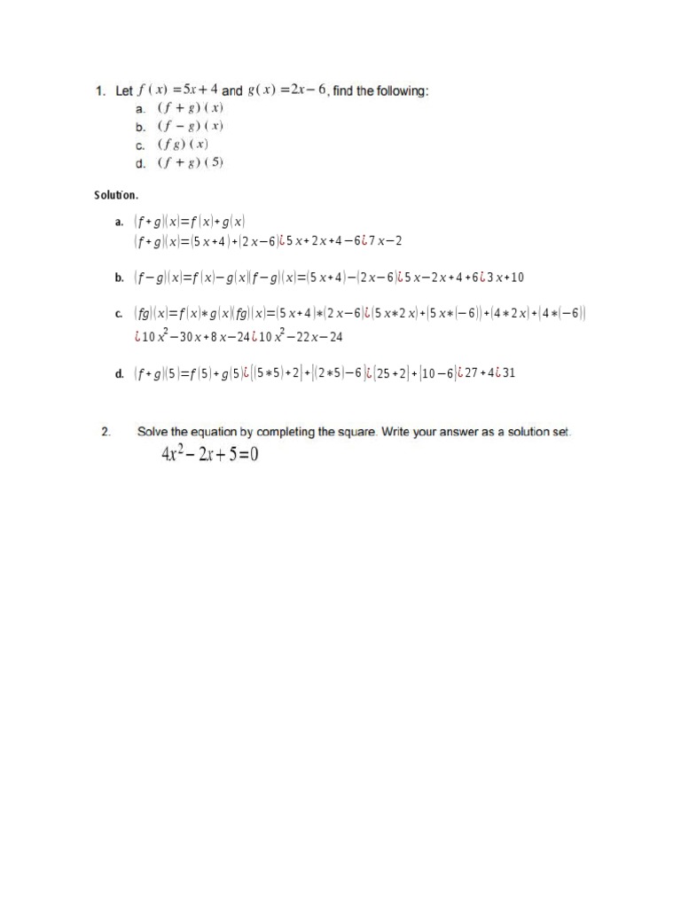 Solution A Pdf Factorization Zero Of A Function