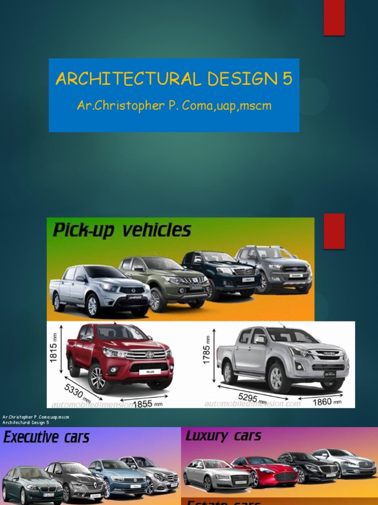 Cars, Suv, Pick Up, Truck Dimensions | PDF
